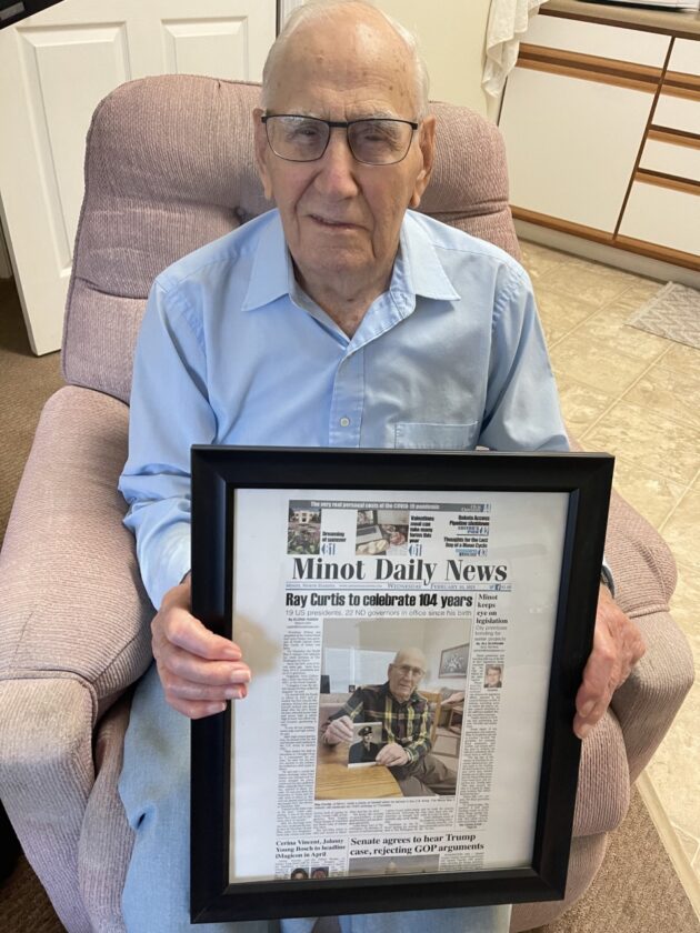 105 looks good on Ray Curtis | News, Sports, Jobs - Minot Daily News